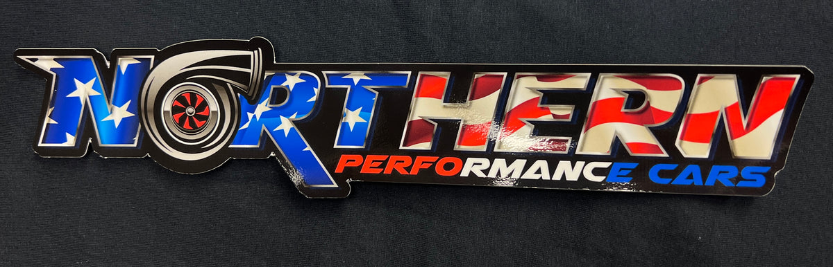NPC Merica 12" Sticker – Northern Performance Cars
